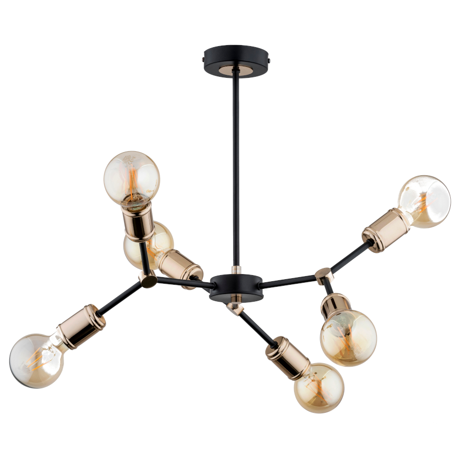 Nowoczesna lampa sufitowa GOFFER MIX OP. 6 PŁ 60820 - marka Alfa ...