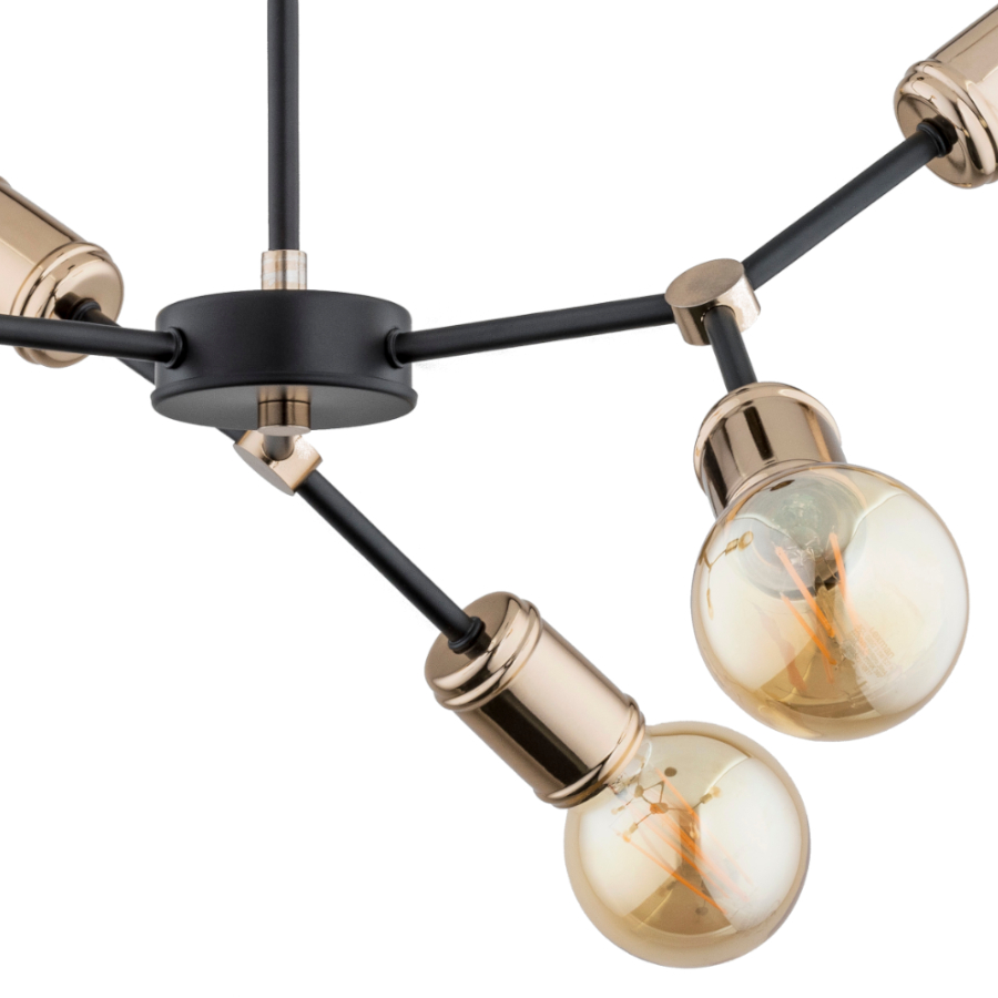 Nowoczesna lampa sufitowa GOFFER MIX OP. 6 PŁ 60820 - marka Alfa ...